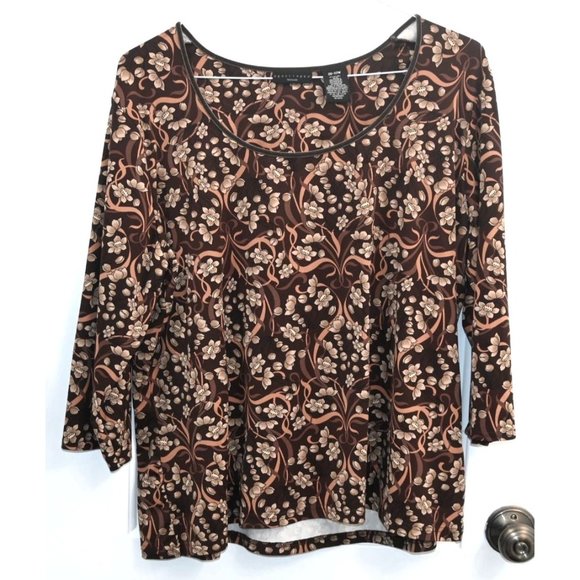 Apostophe | Tops | Apostrophe Womens 34 Length Sleeve Pullover Shirt ...